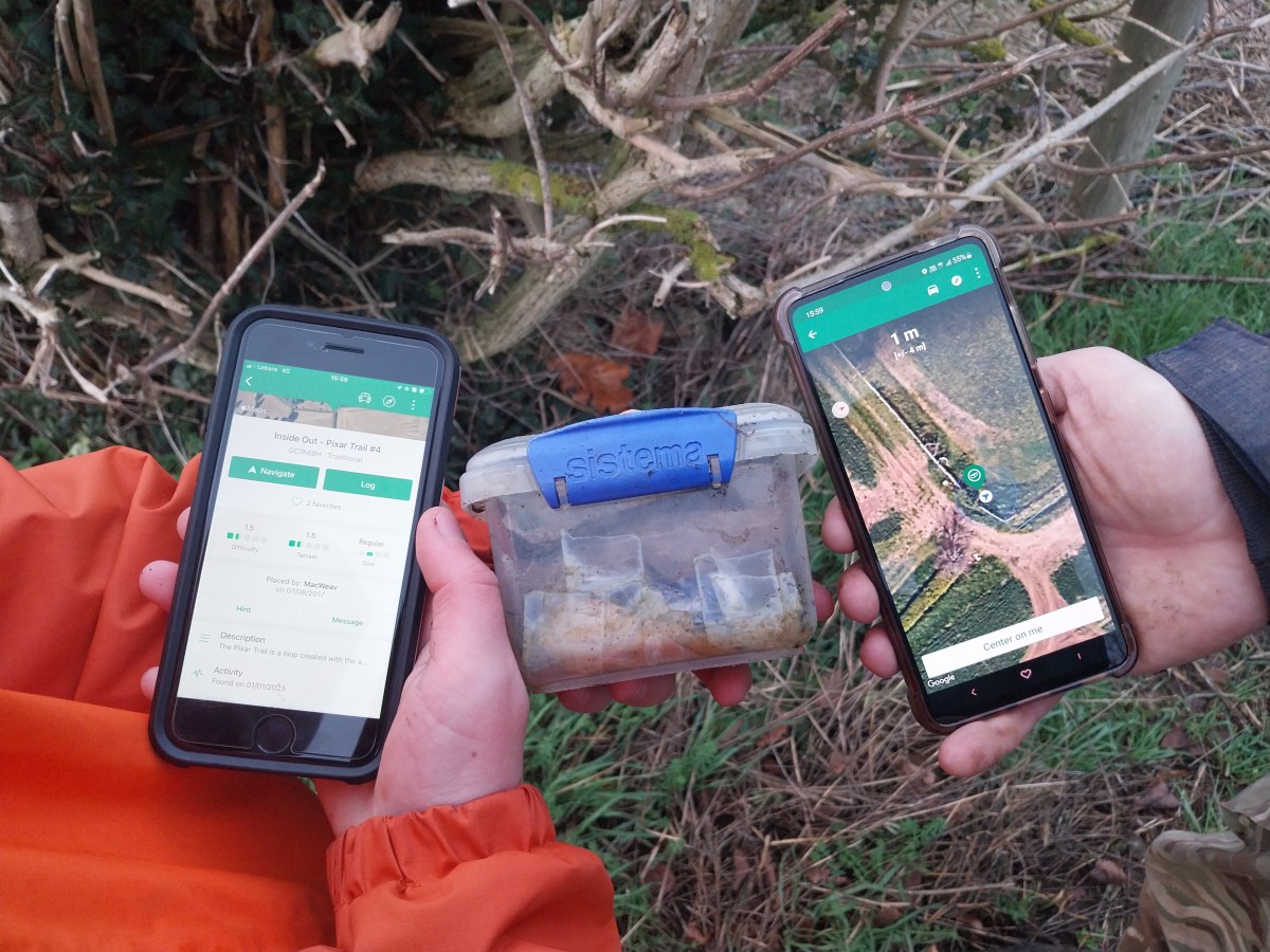Geocaching app
